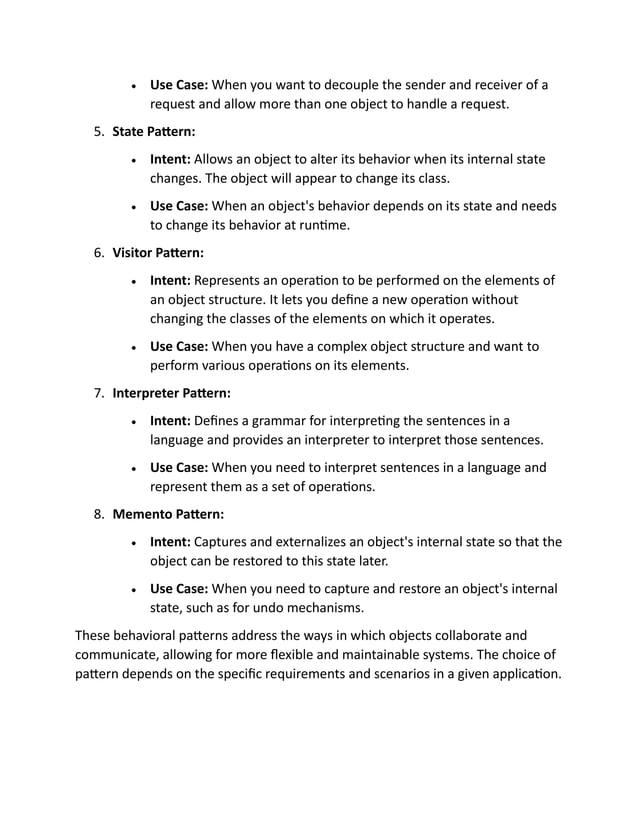 common design patterns summary.pdf