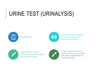 Common diagnostic & laboratory tests | PPTX