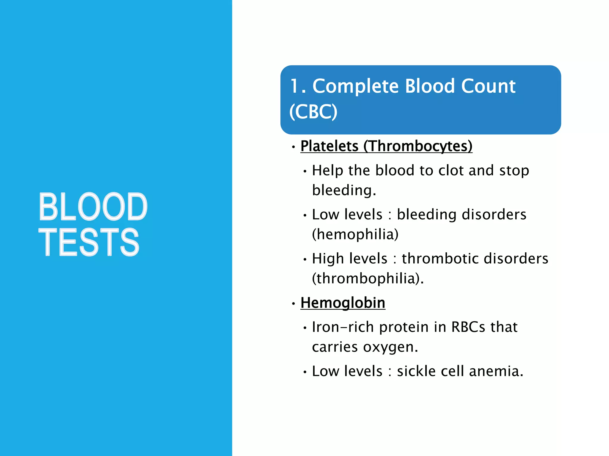 Common diagnostic & laboratory tests and procedures | PPTX