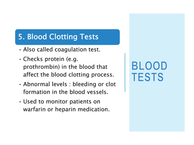 Common diagnostic & laboratory tests and procedures | PPTX