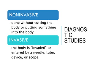 Common diagnostic & laboratory tests and procedures | PPTX