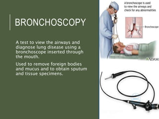 Common diagnostic & laboratory tests and procedures | PPTX