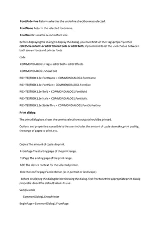 Common Dialog Control Docx