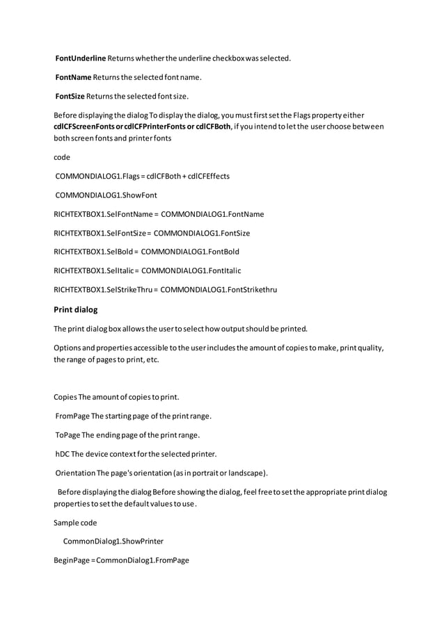 Common Dialog Control Pdf
