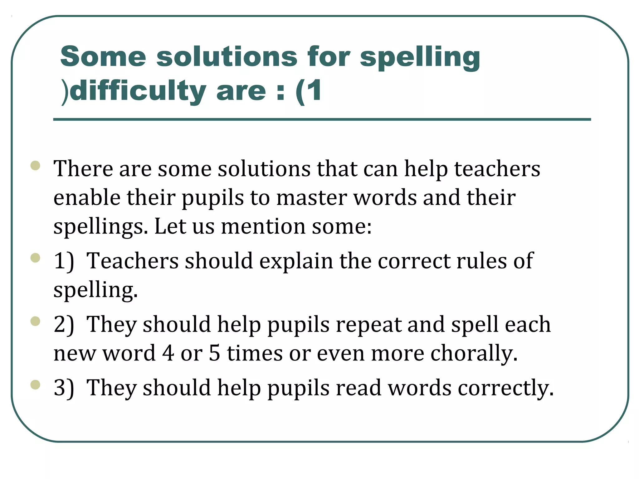 Common difficulties and solutions in teaching English as a foreign language | PPT