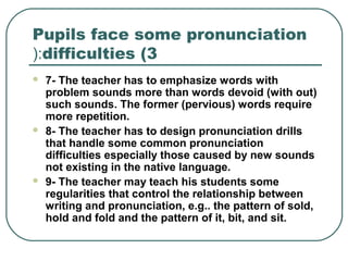 Common difficulties and solutions in teaching English as a foreign ...