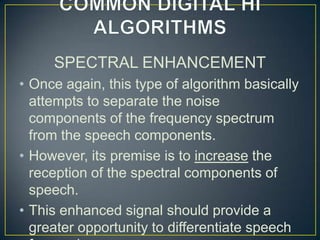 Common digital hi algorithms | PPT