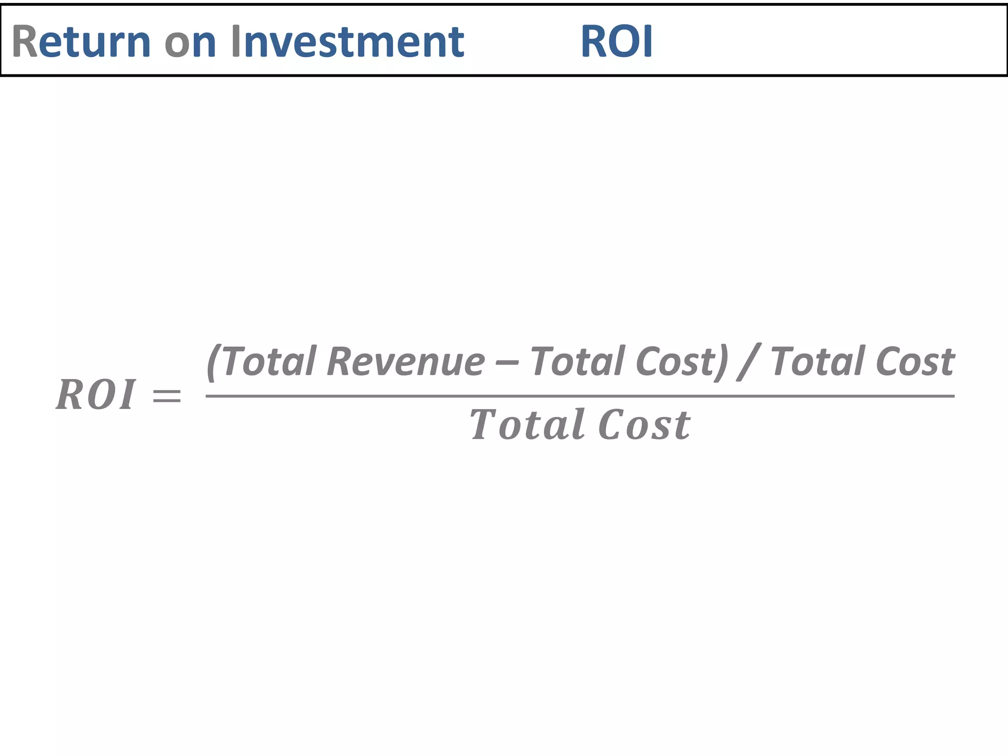 Basic Digital Marketing Formulas | PDF