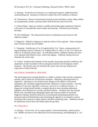 Common diseases and affections of laboratroy rabbits, quick review ...