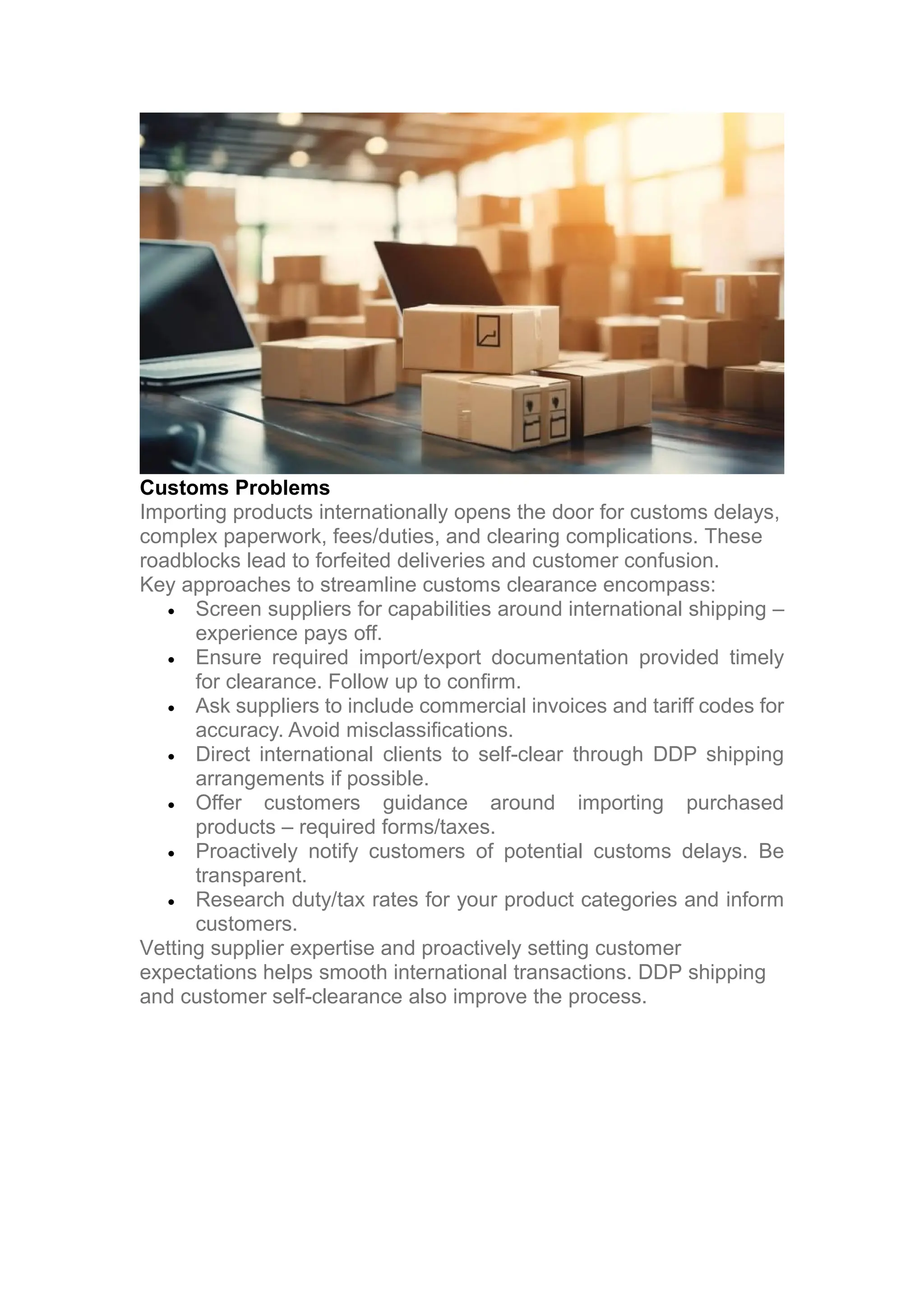 Common Dropshipping Order Fulfillment Issues And Solutions | PDF