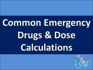 COMMON DRUG DOSES & CALCULATIONS.pptx