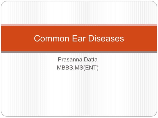 Types Of Common Ear Diseases. | PPT