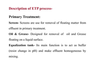 Common effluent treatment plant | PPTX