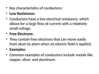 Common Electrical Conductors and Their Uses.pptx