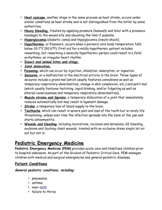 Common emergencies | PDF