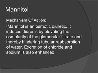 Mannitol Drug