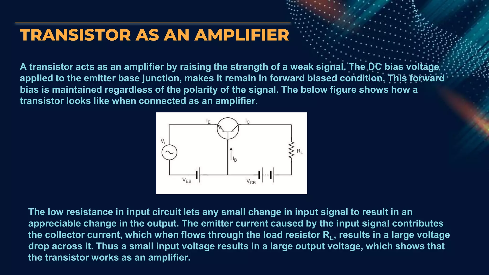 Common emitter amplifier by YEASIN NEWAJ | PPTX
