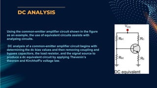 Common emitter amplifier by YEASIN NEWAJ | PPTX