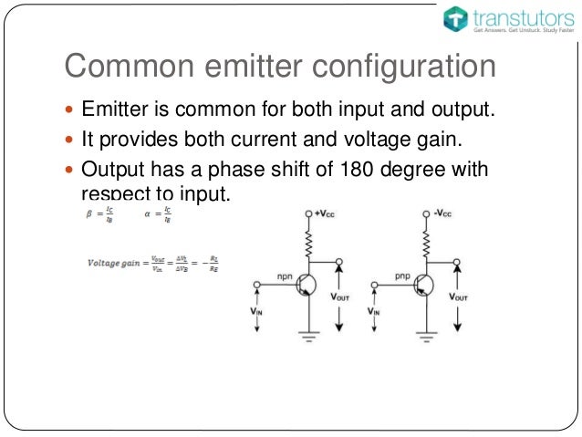 Common Emitter Configuration | Electronical Engineering