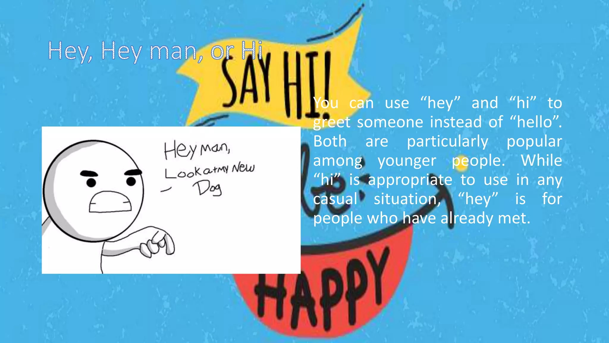 Common english greetings and expressions | PPTX