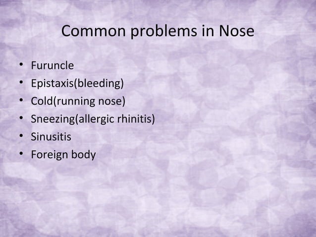 Common ent problems and managements | PPT | Ear, Nose and Throat ...