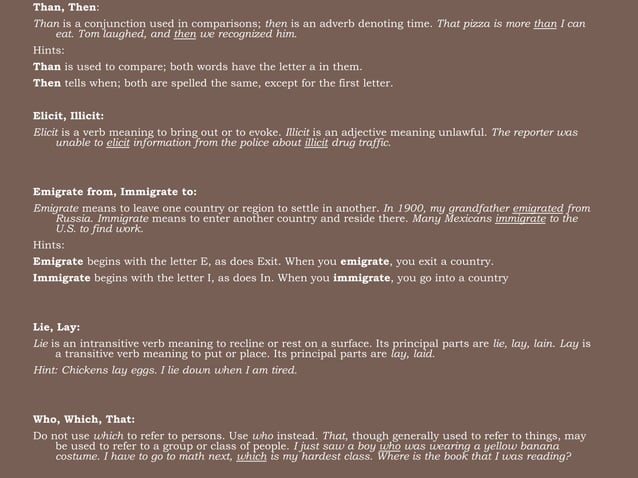 Common Errors in Writing | PPTX