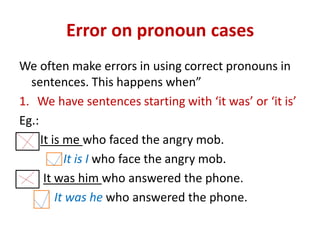 Common errors | PDF | Infectious Diseases | Diseases and Conditions