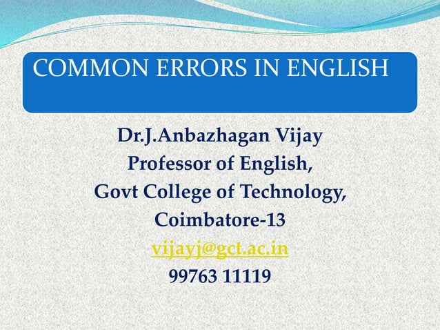 Common Errors.pptx