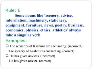 Common Errors in English -Rules and Examples | PPT