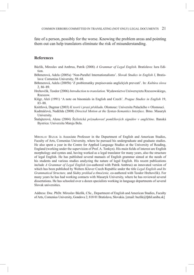 Common errors comitted in translating bazlik | PPT