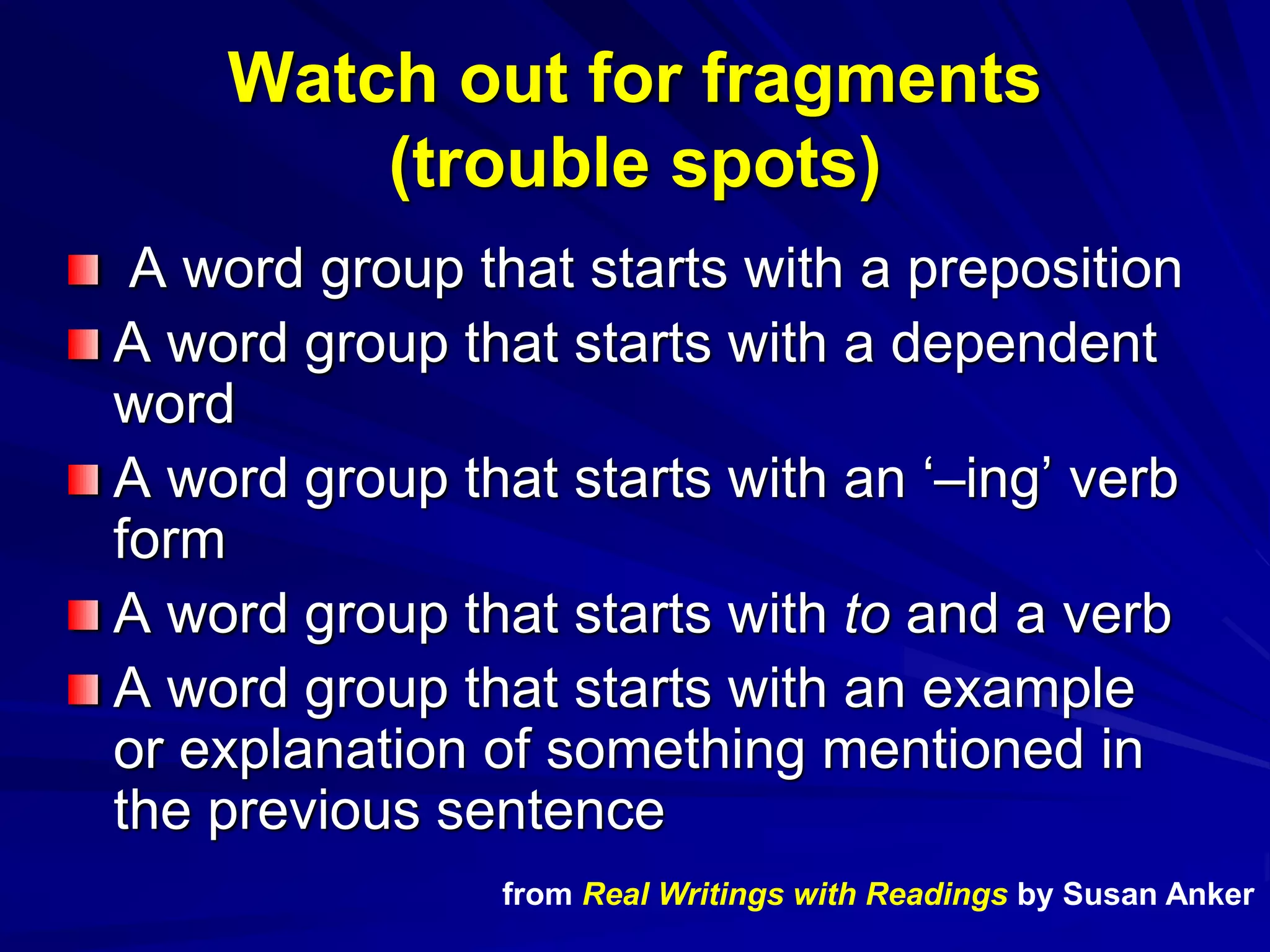 Common errors in english | PPTX