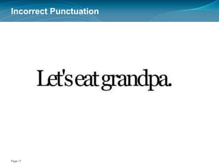 Common Errors in English | PPTX