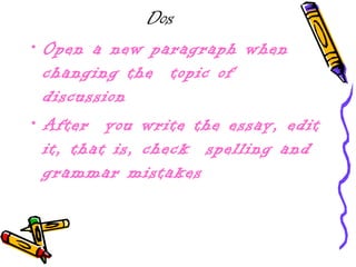 Common errors in essay writing | PPT