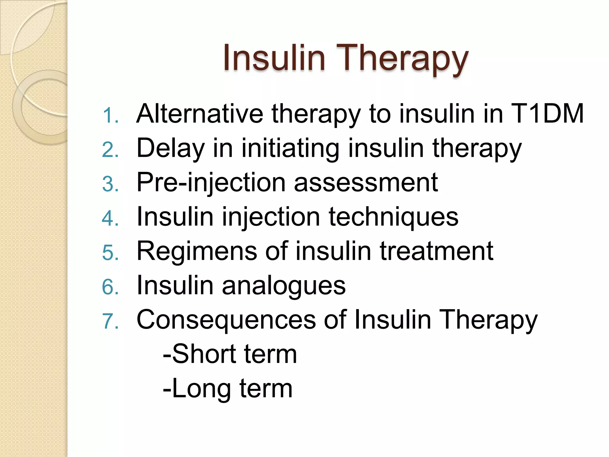 Common errors in insulin therapy | PPTX