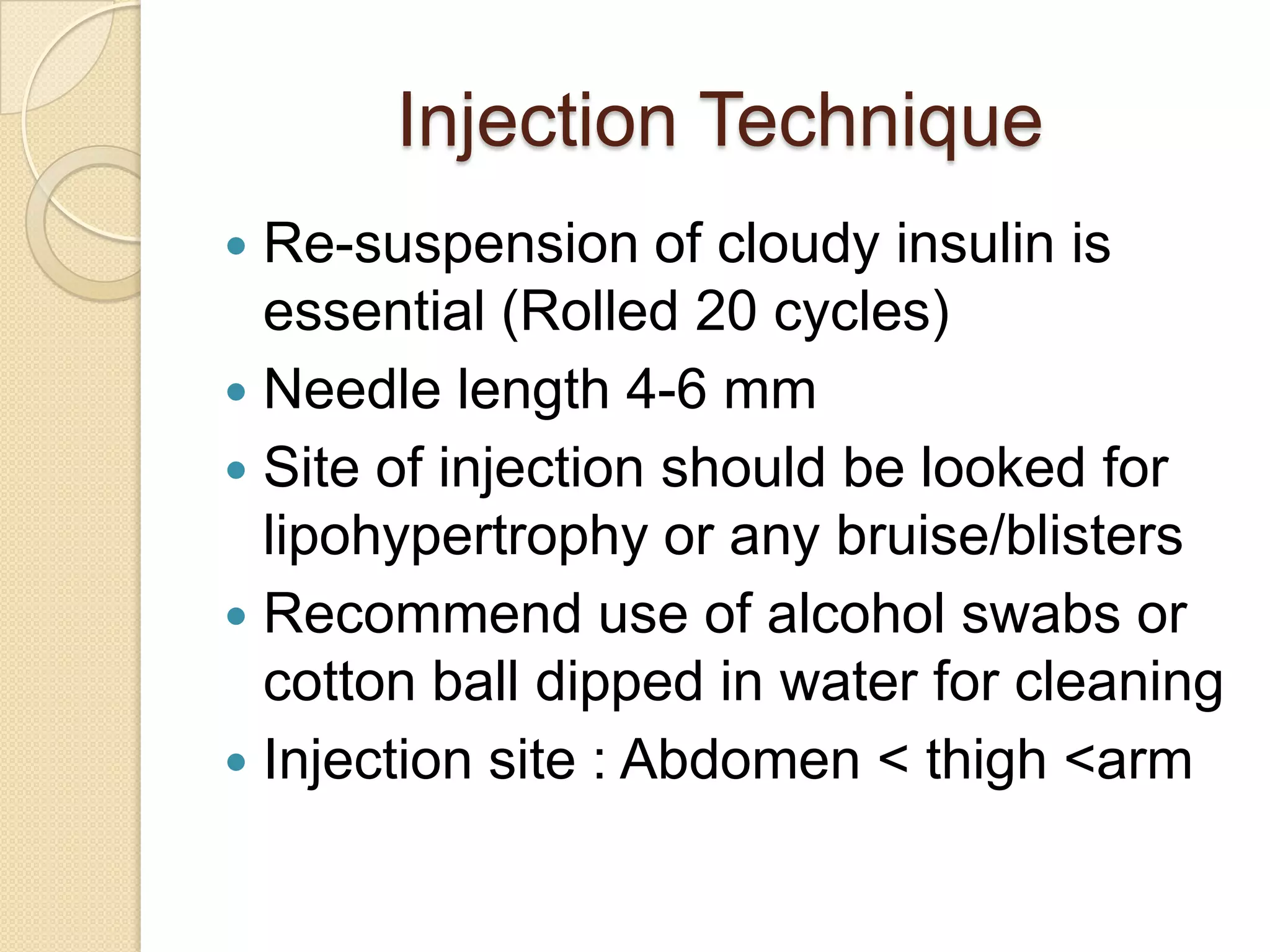 Common errors in insulin therapy | PPTX