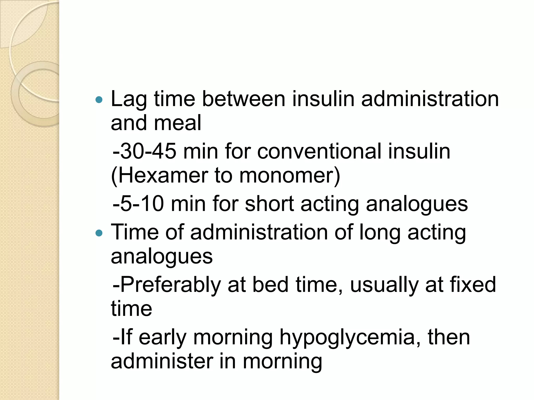 Common errors in insulin therapy | PPTX