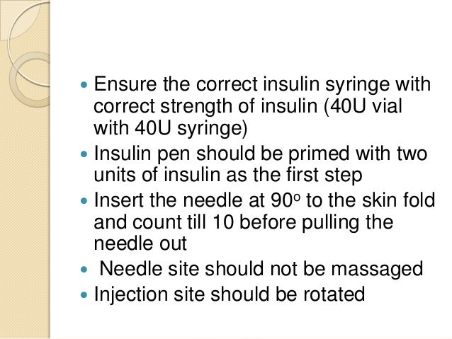 Common Errors In Insulin Therapy