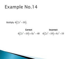 Common errors in mathematics | PPTX