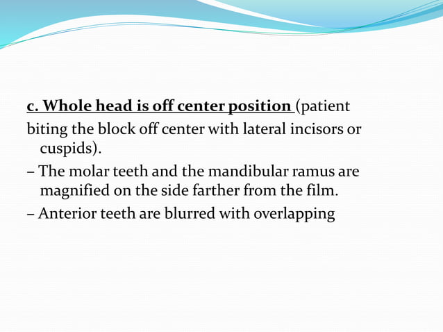 Common errors in opg | PPTX | Dental Health | Diseases and Conditions
