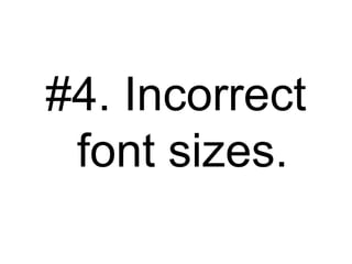 Common Errors in PowerPoint | PPT