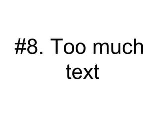 Common Errors in PowerPoint | PPT