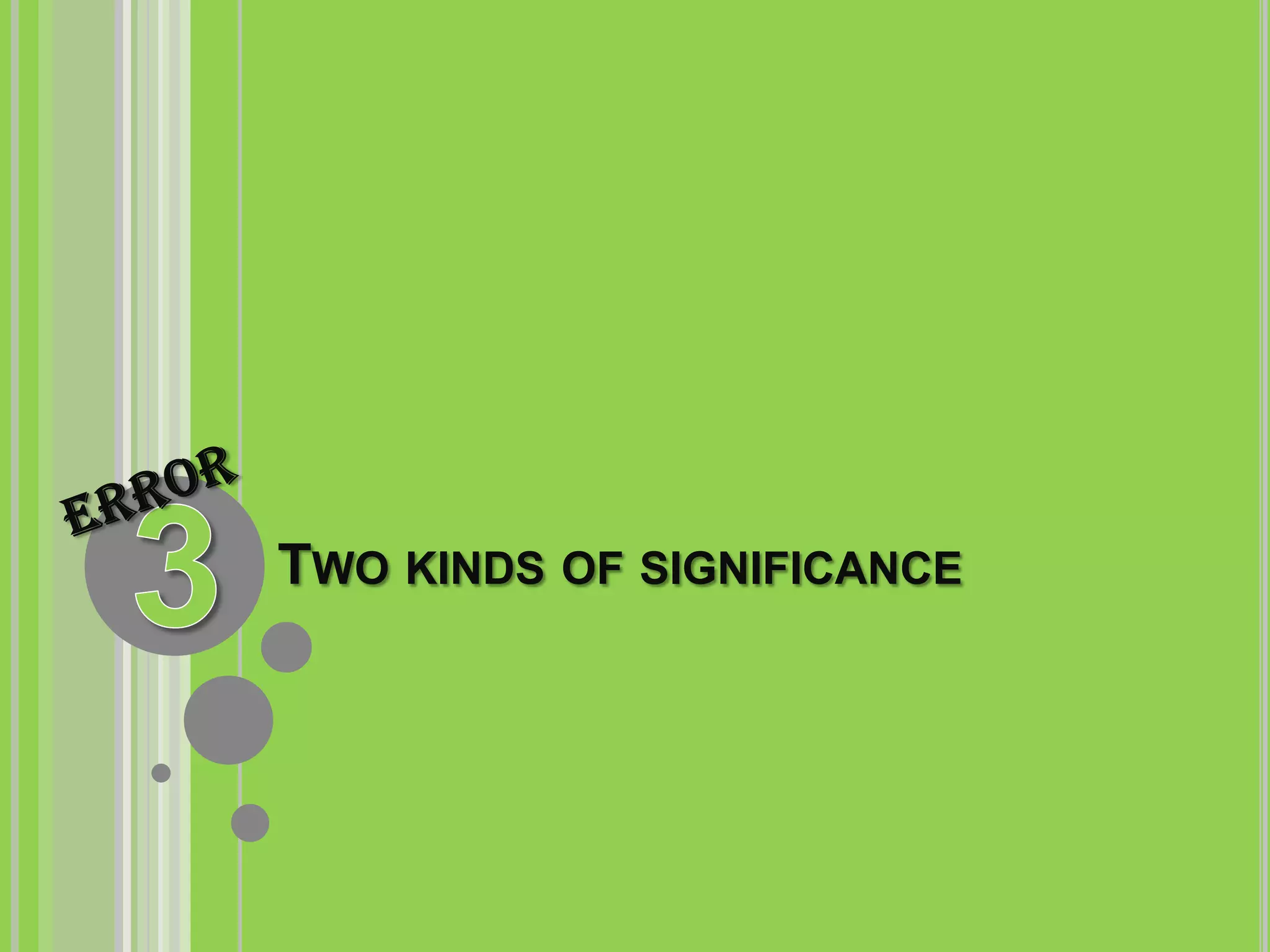 Common Errors in Statistical Thinking | PPT