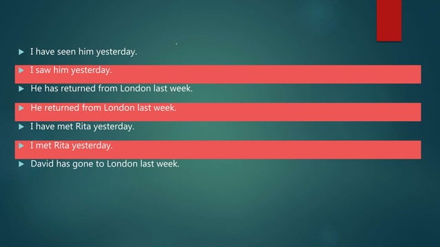 Common Errors in Tenses and Articles | PPTX | Weather | Science
