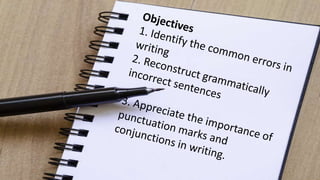 Common errors in writing | PPTX