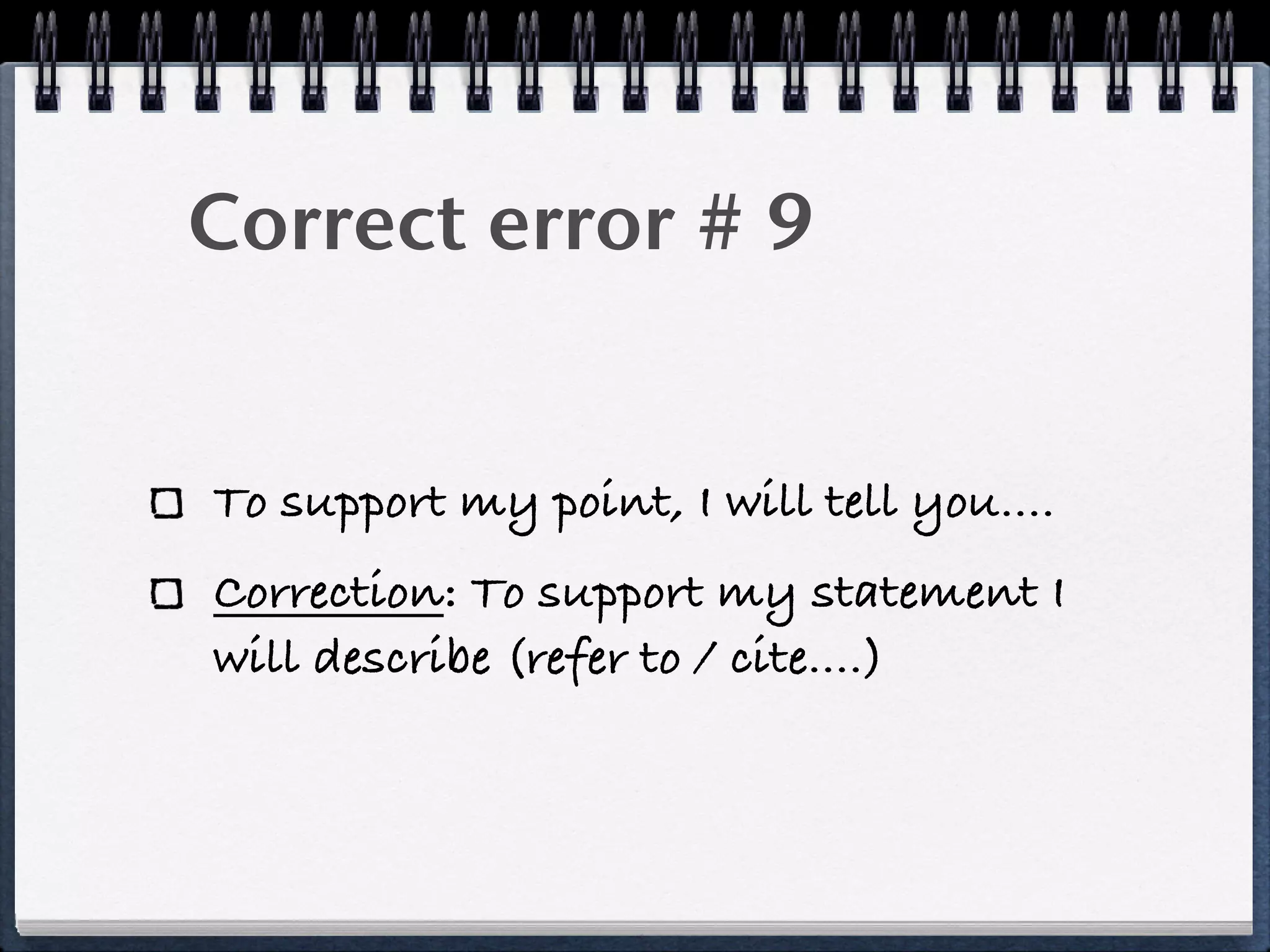 Common errors midterm writing engl 101 | KEY | Elections | Politics