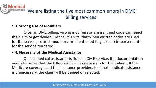 Common Errors with DME Billing Services.pptx | Free Download