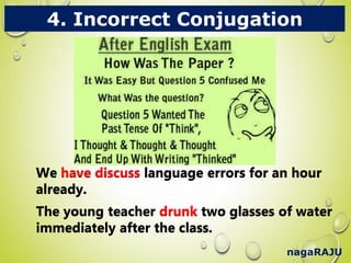 Common Errors with Verbs | PPT