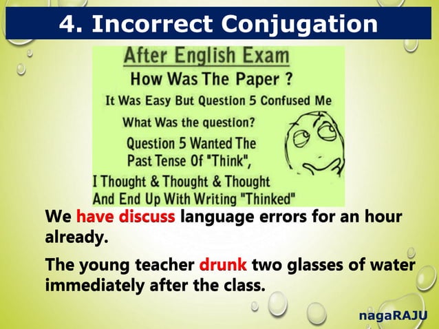 Common Errors with Verbs | PPTX