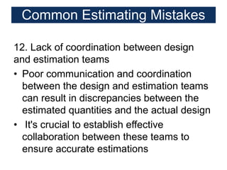 Common Estimating Mistakes.pptx