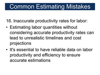 Common Estimating Mistakes.pptx